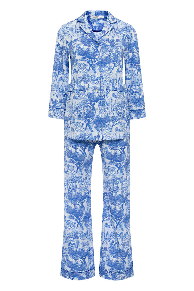 Stylish smooth satin pajamas – AngelAnn Trading LLC
